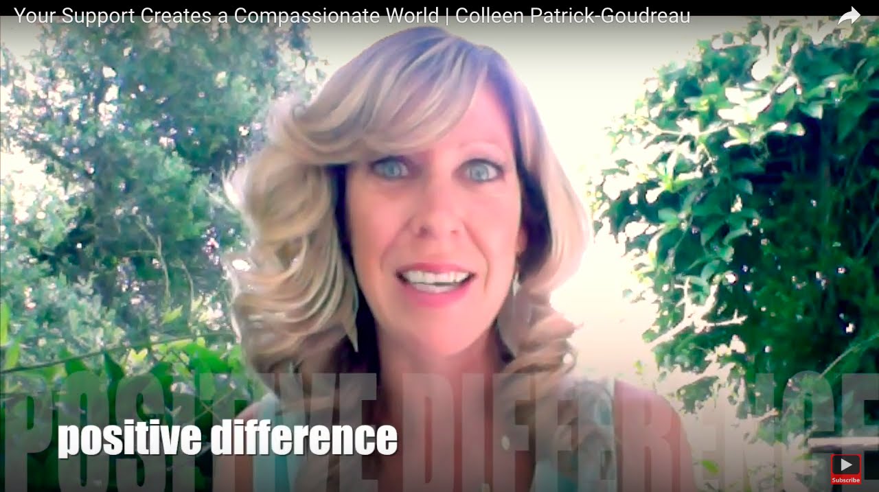Your Support Creates a Compassionate World. LITERALLY. - YouTube