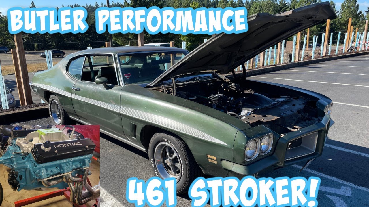 4 Speed '72 Pontiac GTO, @butlerperformancepontiac 461 Stroker Motor ...