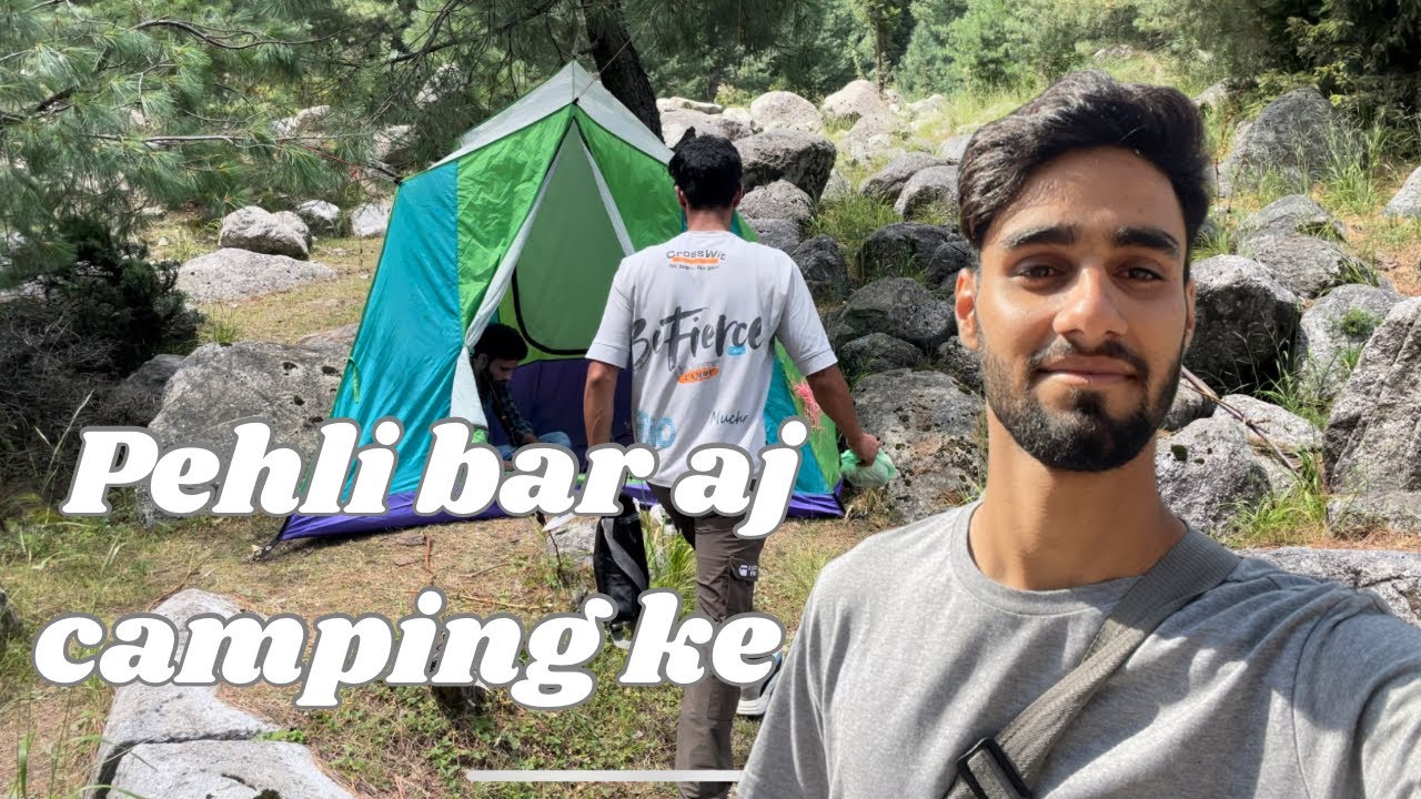 Aj pehli bar camping ke || Reshwari Handwara #camping - YouTube