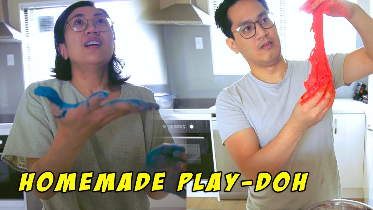 SAVE BAJET! PLAY-DOH BUAT SENDIRI - HOMEMADE PLAY-DOH | SELANDIA BARU ...