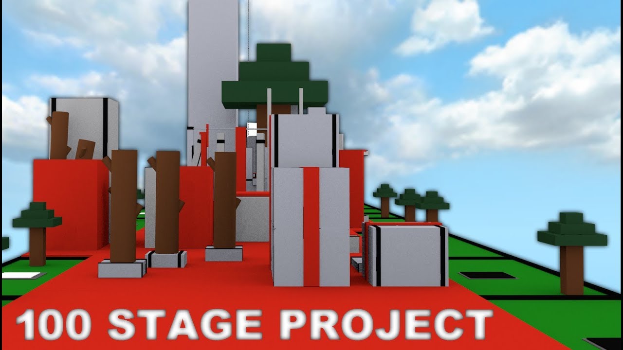 Stages 1 - 59 HD Gameplay | ROBLOX 100 Stage Project - YouTube