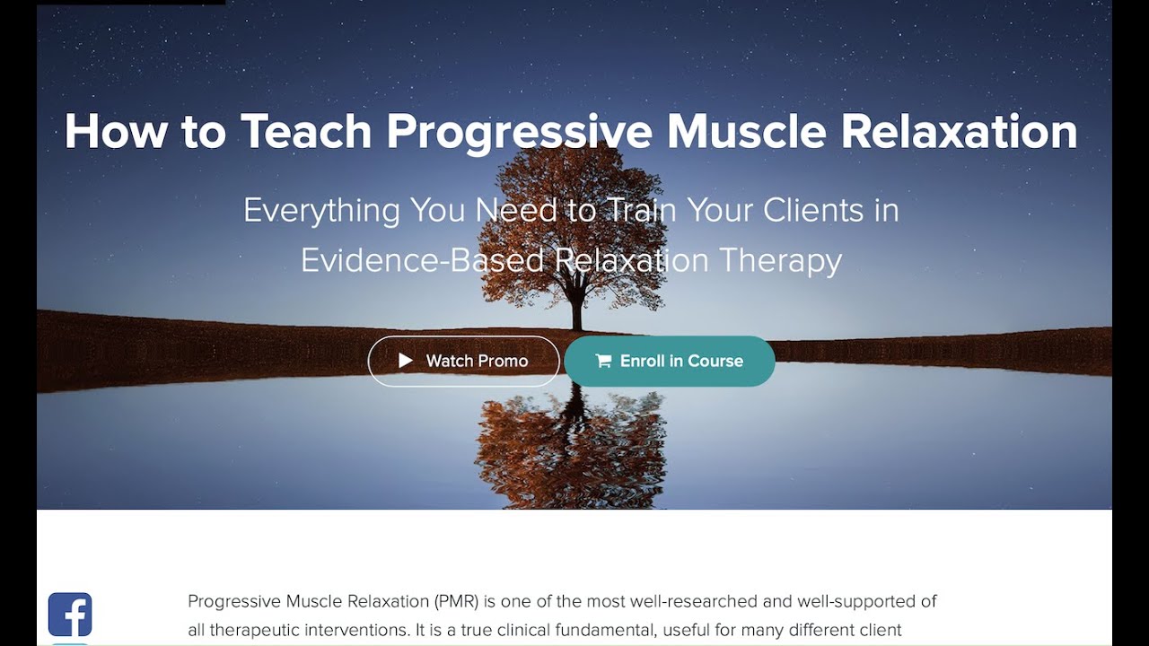 Preview: How to Teach Progressive Muscle Relaxation - YouTube