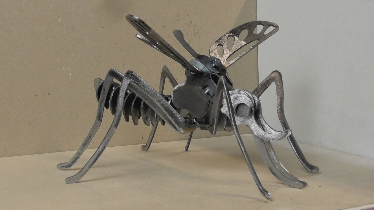 XTREME 3D MOSQUITO METAL ART MADE BY A SHORT FAT BALD FELLA IN A DIRTY ...