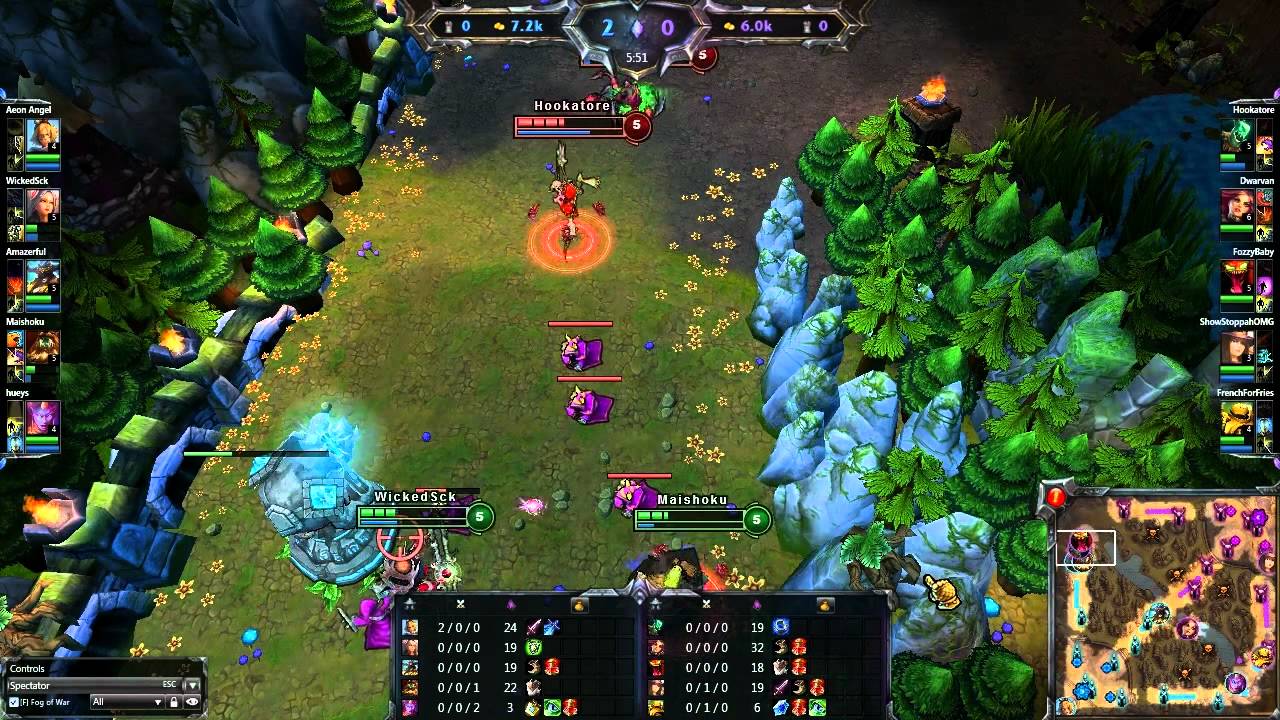 League of Legends SPECTATOR MODE video capture test - YouTube