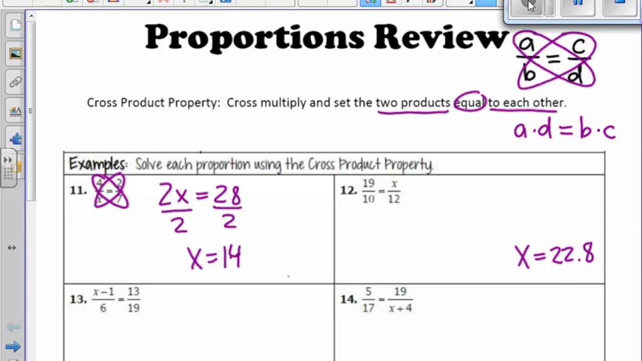 Proportions Review Notes - YouTube