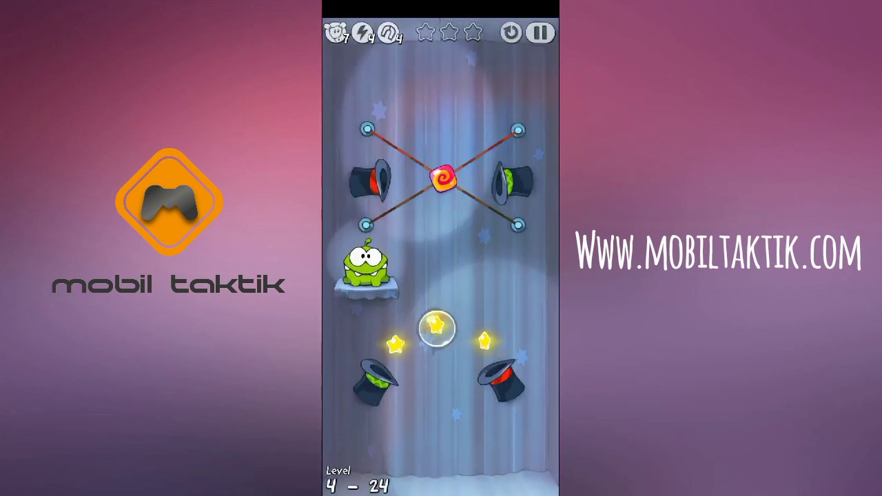 Cut The Rope Season 1 Magic Box Level 24 - Cut The Rope Bölüm 4-24 ...