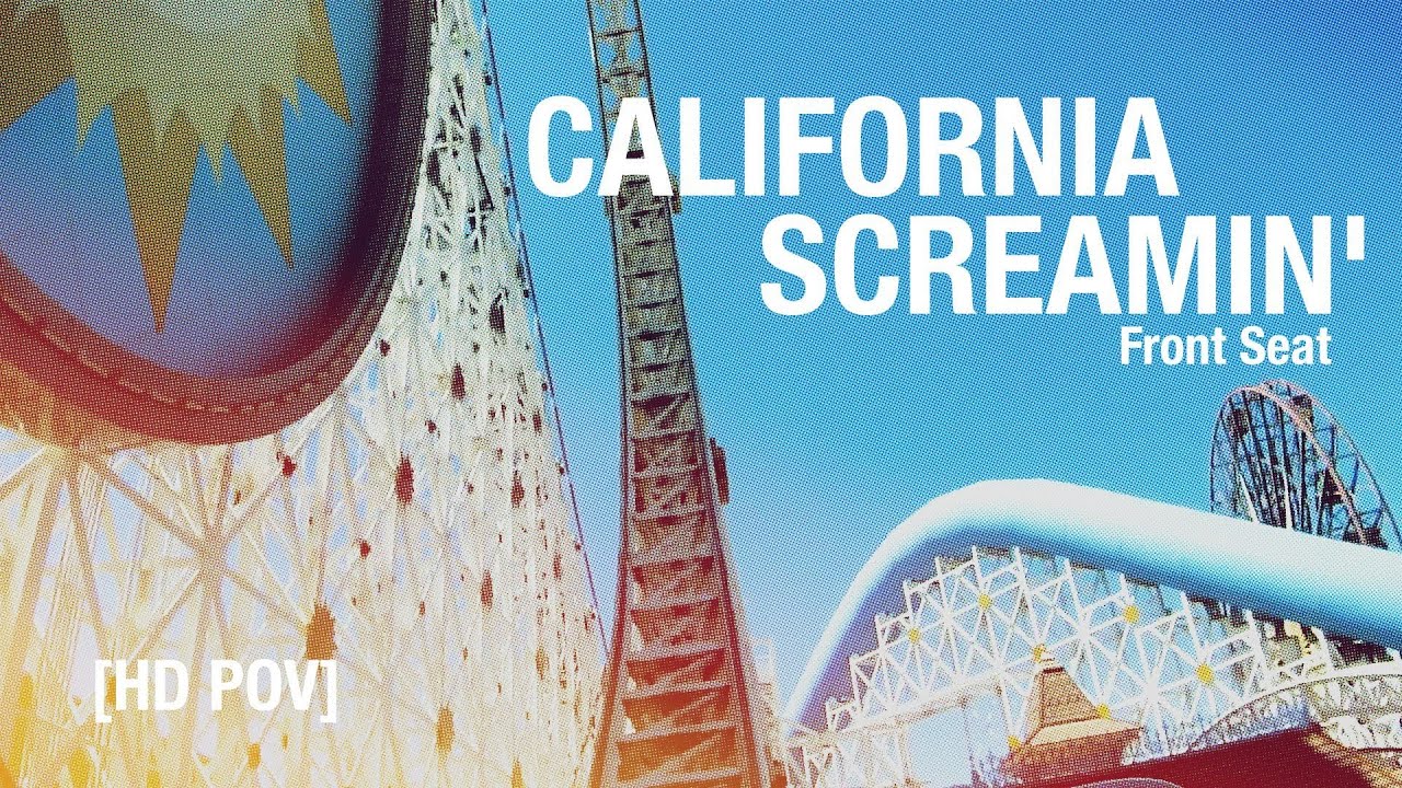 [HD] California Screamin' Front Seat POV - Disney's California ...