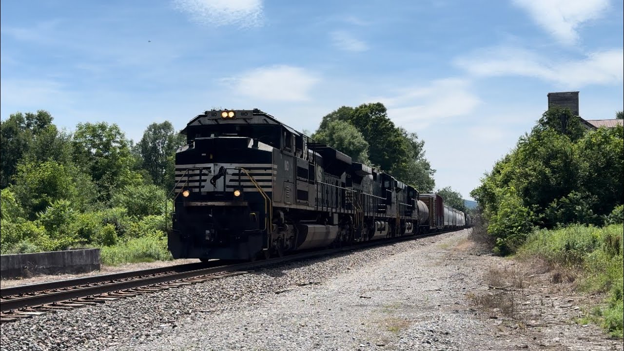 NS 1110 leading a slow M6R - YouTube