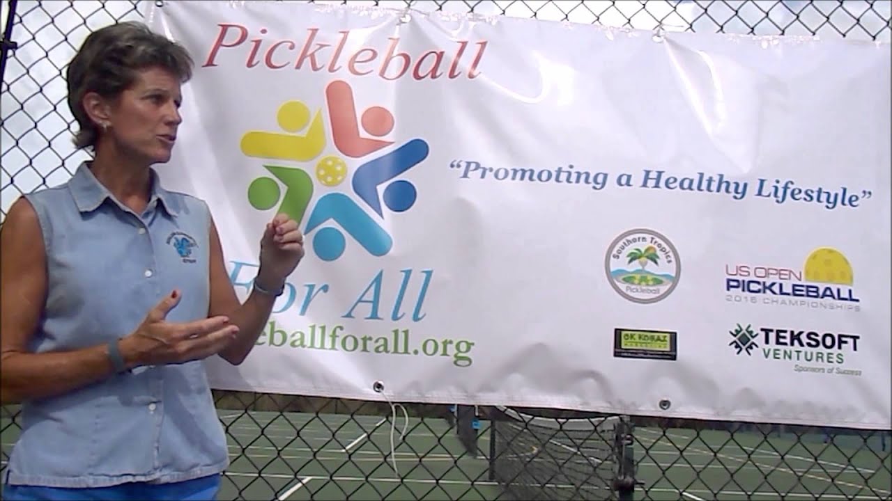 Laura Mahn tells how pickleball helps their school - YouTube