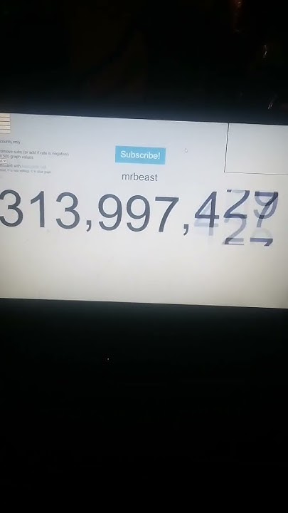 Mrbeast hit 314M subs - YouTube