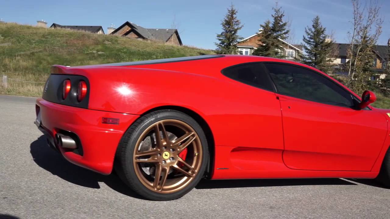 Ferrari 360 Modena Launch w/ Tubi Exhaust - YouTube