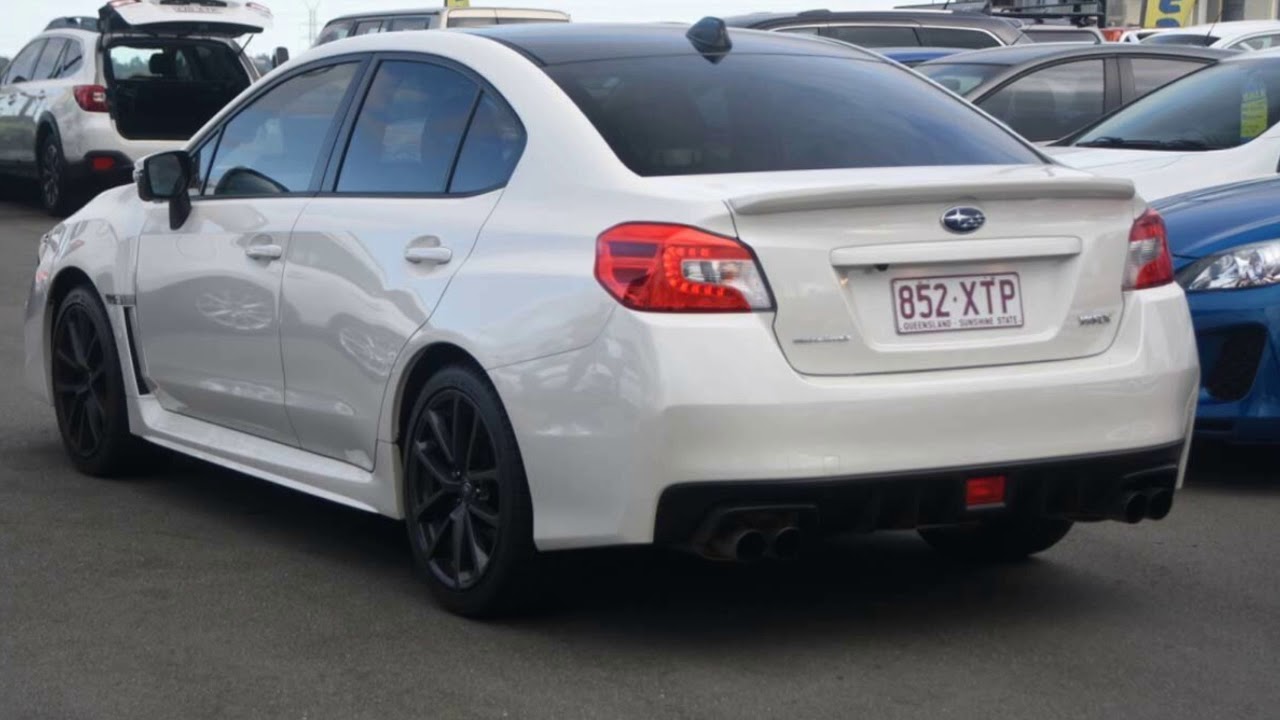 2017 Subaru WRX V1 MY18 Premium AWD White 6 Speed Manual Sedan - YouTube