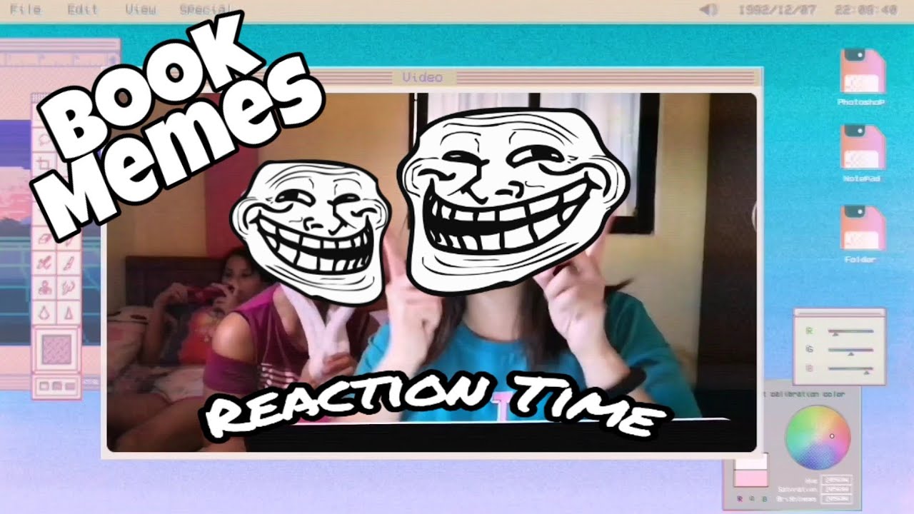 BOOK MEMES Reaction Time || Booktube Philippines - YouTube