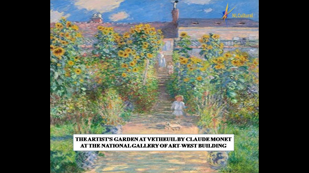 The Artist's Garden at Vétheuil by Claude Monet at the National Gallery ...