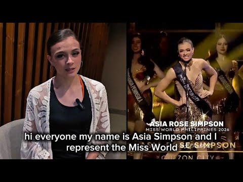 Miss World Philippines 2026 | Asia Rose Simpson Proves Her Hard Work ...