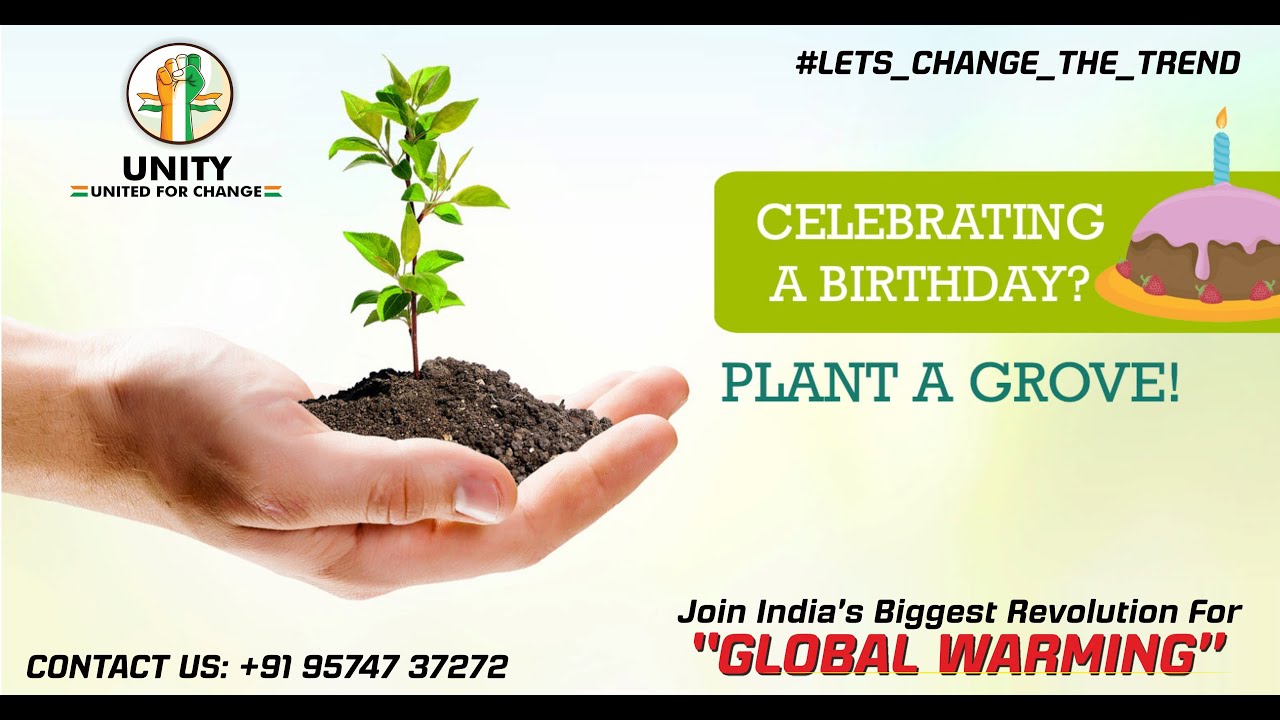 Unity - Birthday Tree Plantation #HappyBirthday - YouTube