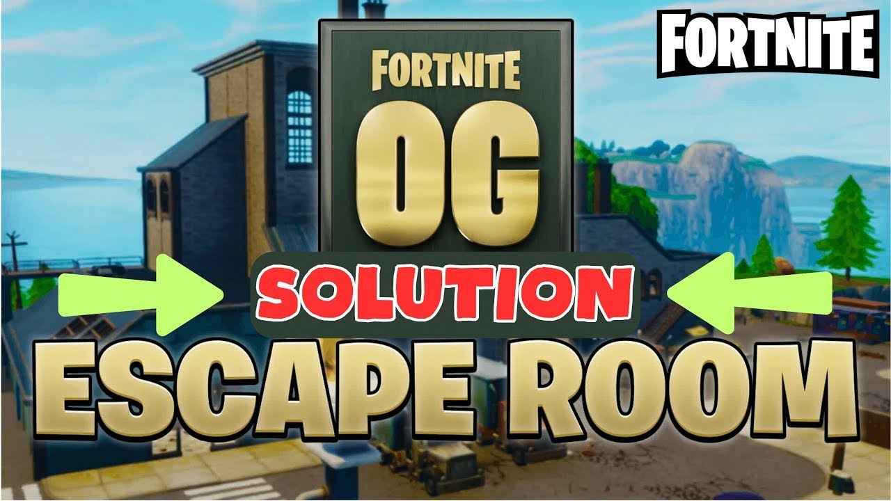 OG Escape Room SOLUTION 🚪🏃🧩 - YouTube