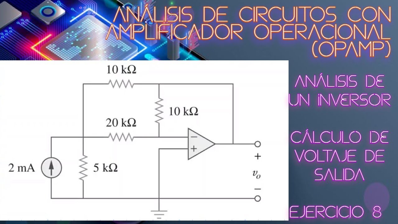 Amplificador Operacional: Análisis de un OPAMP inversor (8) - YouTube