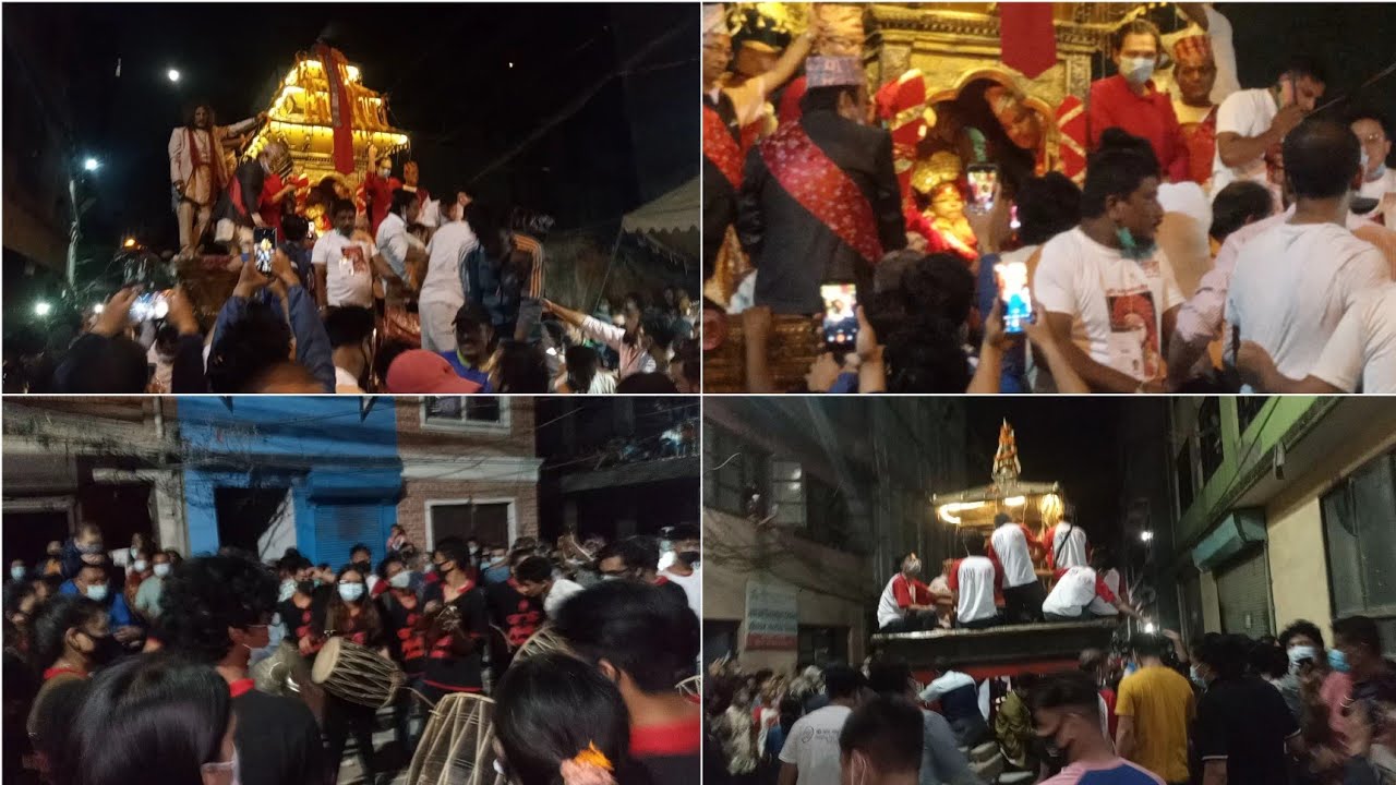 Kumari rath pulling•Indra jatra 2078BS - YouTube