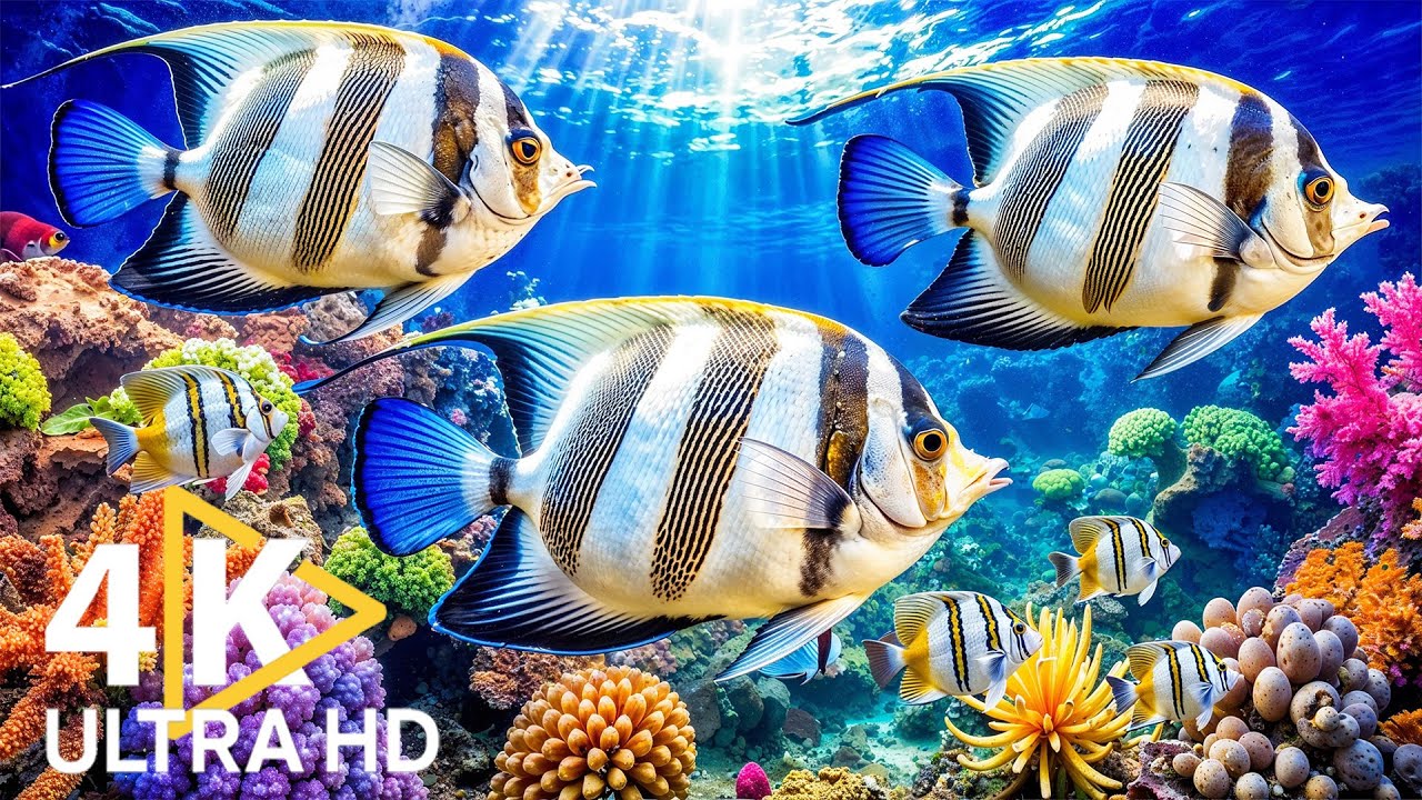 [NEW] 11HR Stunning 4K Underwater footage-Rare & Colorful Sea Life ...