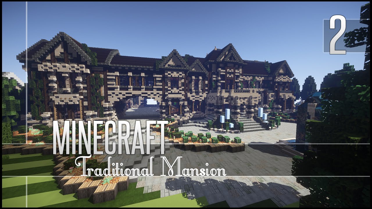 Minecraft Build Review - Insane Traditional Mansion - YouTube