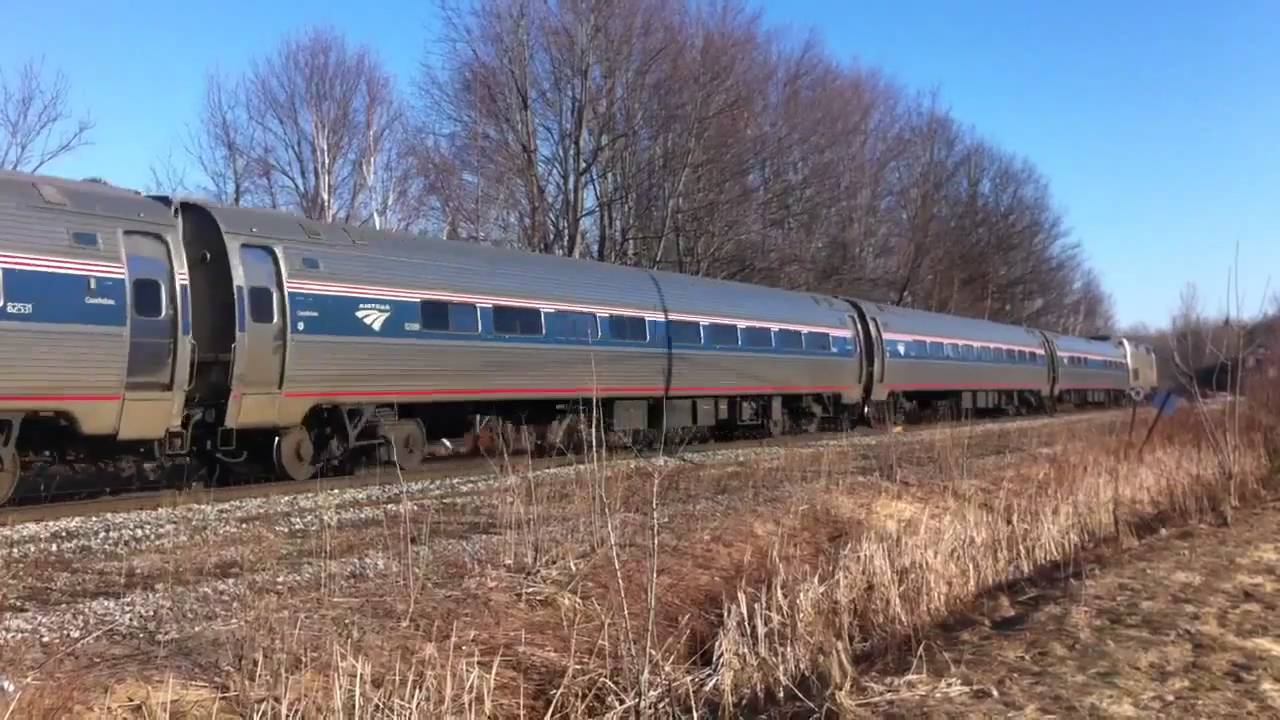 Amtrak Vermonter 138 & 109 3/27/11 - YouTube