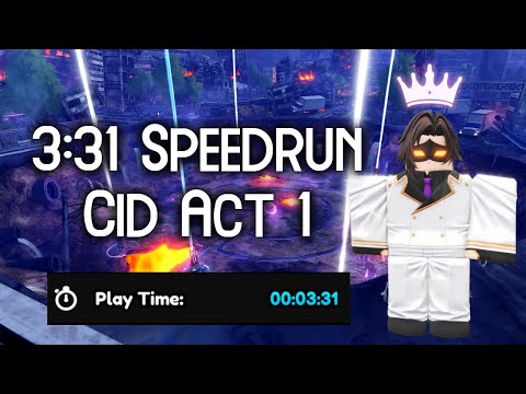 Anime Vanguards | 3:31 Minutes Cid Raid Act 1 Speedrun