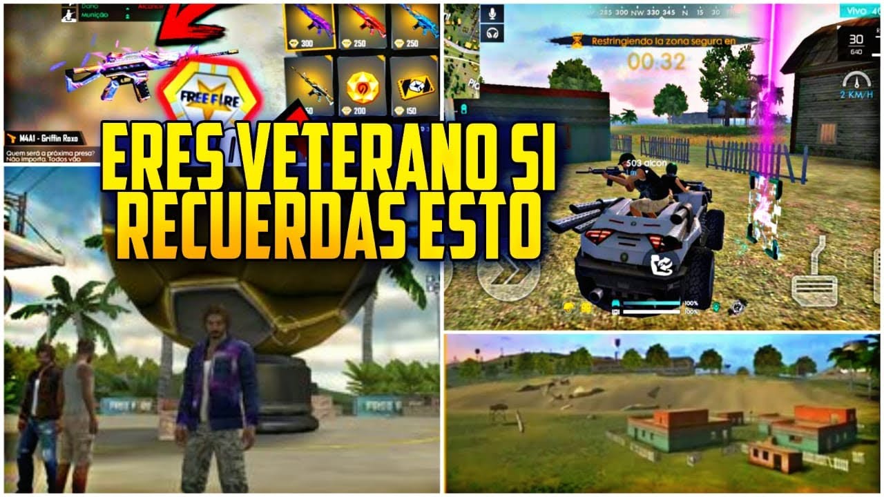 ¿ERES VETERANO EN FREE FIRE? SEGURO RECUERDAS ESTO!!’ + NUEVO PASE ...