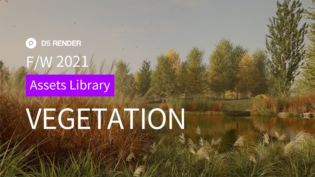 Asset Library Updates｜Vegetation FW 2021｜D5 Render - YouTube