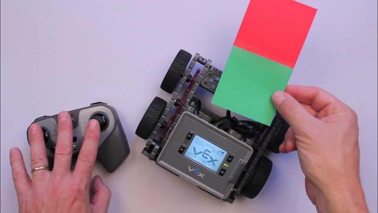 VEX IQ Color Sensor Default Functionality - YouTube