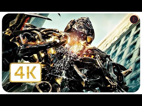 Оптимус Прайм против Мегатрона (Финальная Битва) ¦ Трансформеры (2007) ¦ 4K ULTRA HD