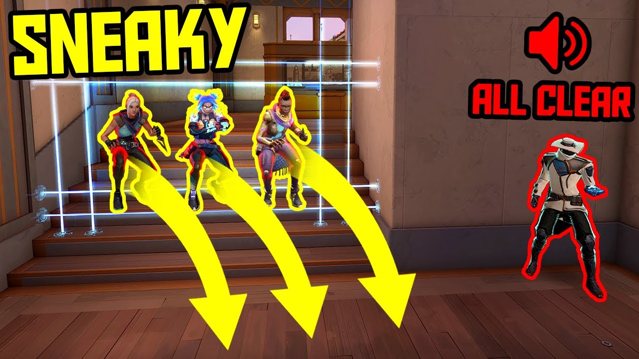 Sneaky valorant moments that made the enemies rage quit - YouTube