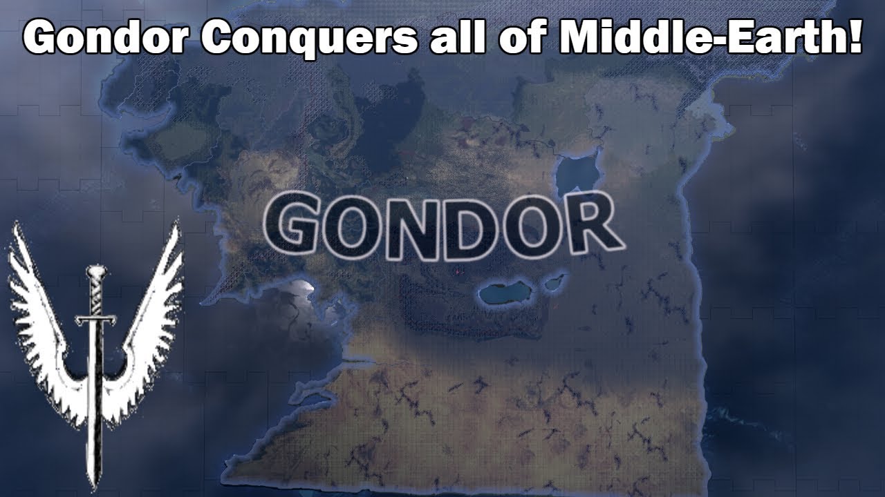 Gondor takes over Middle-Earth (Hoi4 Lord of the Rings Mod Speedrun ...