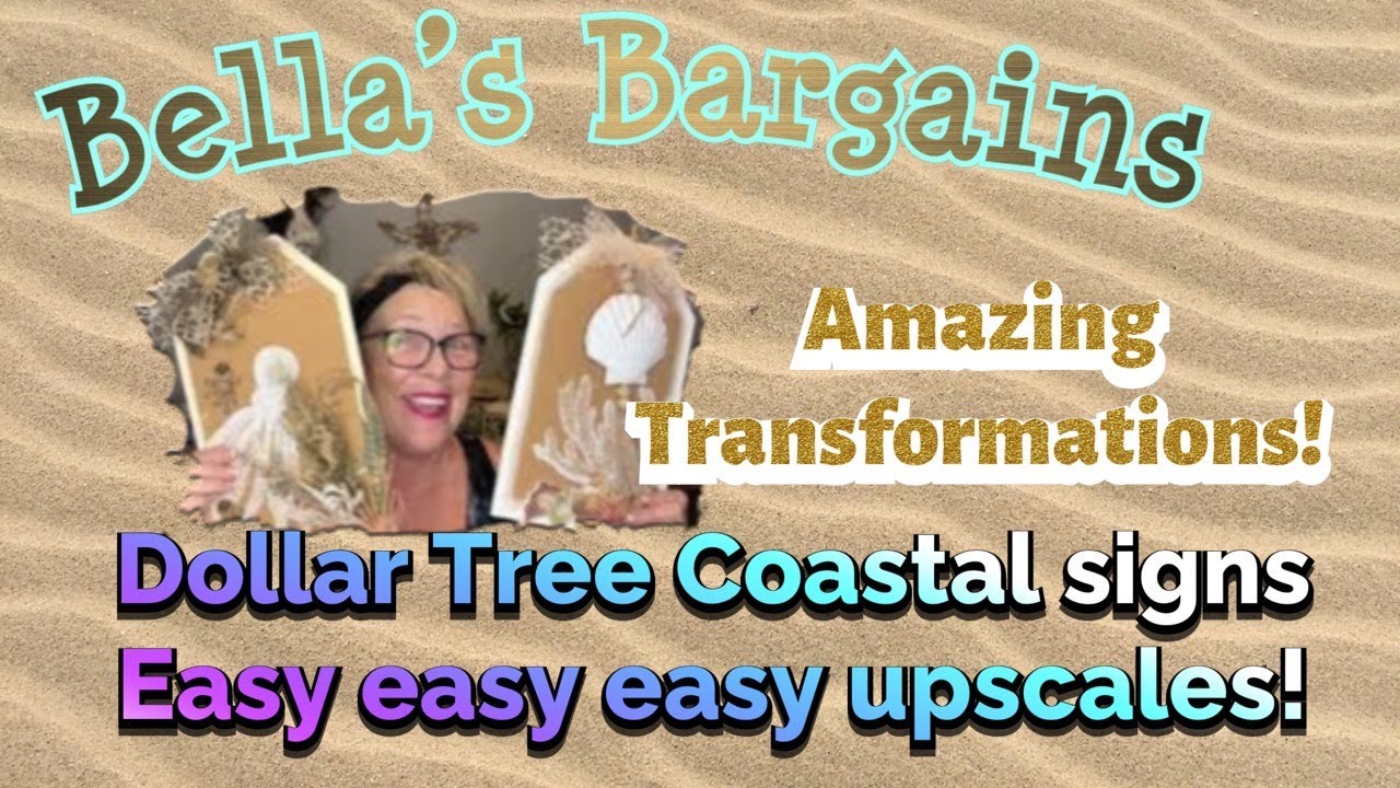 Amazing Transformation of Dollar Tree SIgns, Totally Easy Tuesday - YouTube