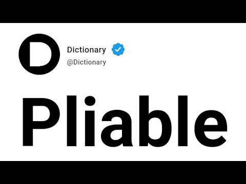 Pliable Meaning In English - YouTube