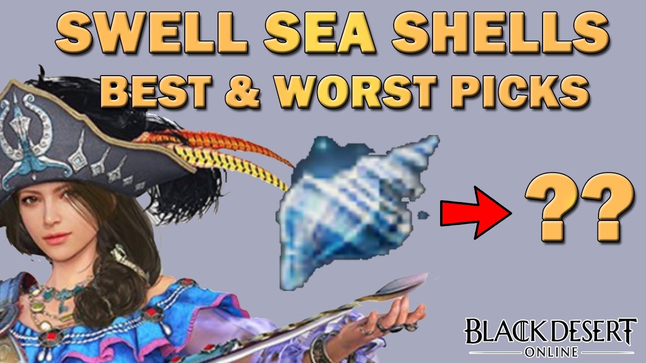 [BDO] Season Swell Sea Shells Best & Worst Picks Updated (Black Desert ...