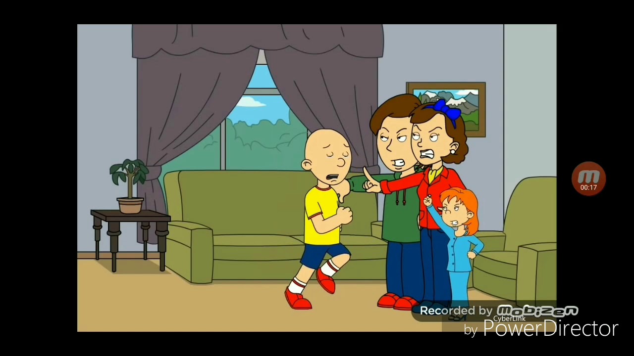 Caillou Gets Grounded For Nothing Reversed - YouTube