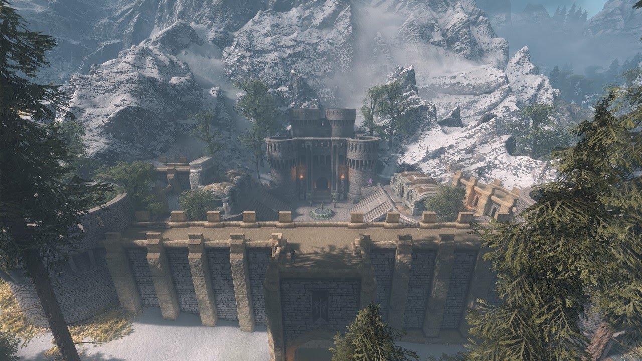 [Archived] Skystone Castle skyrim home showcase - YouTube