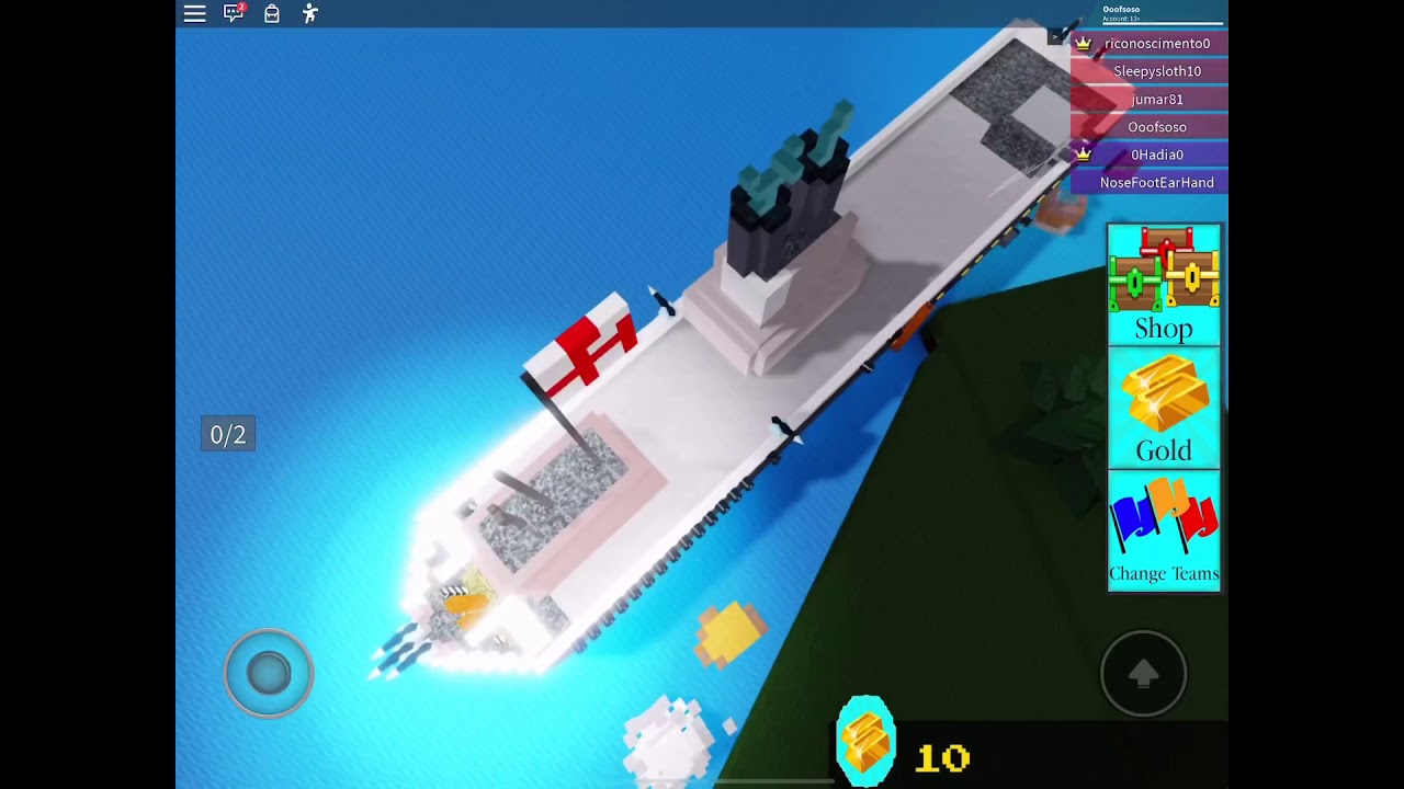 Trolling people in build a boat - YouTube