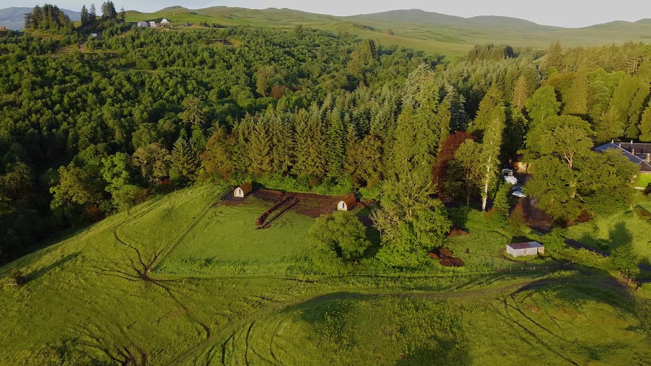 Craigengillan Glamping Pods - YouTube