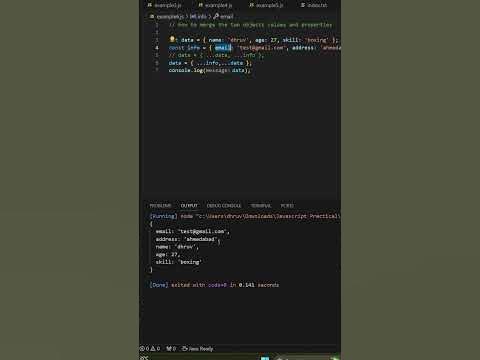 Merge Object Values and Properties in JavaScript | Mastering Data Manipulation 💻🚀 ...
