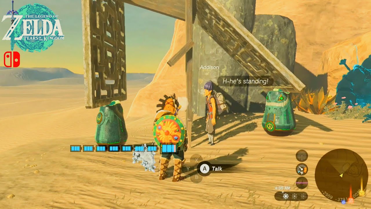 Legend of Zelda TOTK - Save & Addison Hudson Sign & Build Stand Guide ...