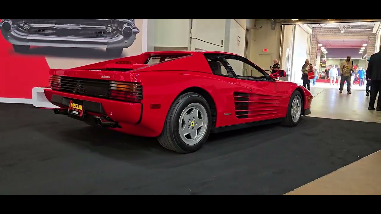 1989 Ferrari Testarossa, with just under 16 kilometers on the clock ...