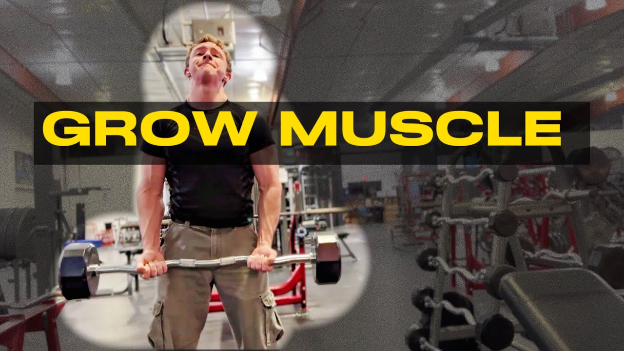 How to Grow Muscle with Natural Bodybuilder - YouTube