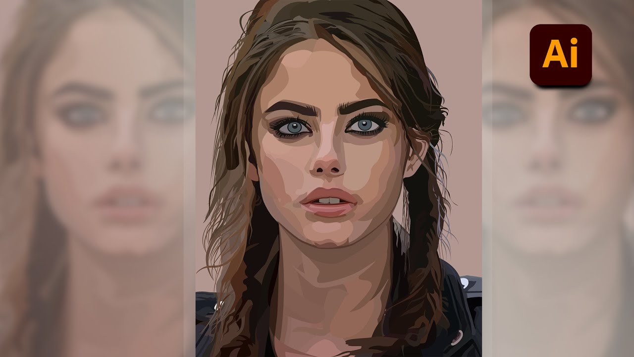 Face illustration effy better -- vector art -- adobe illustrator - YouTube