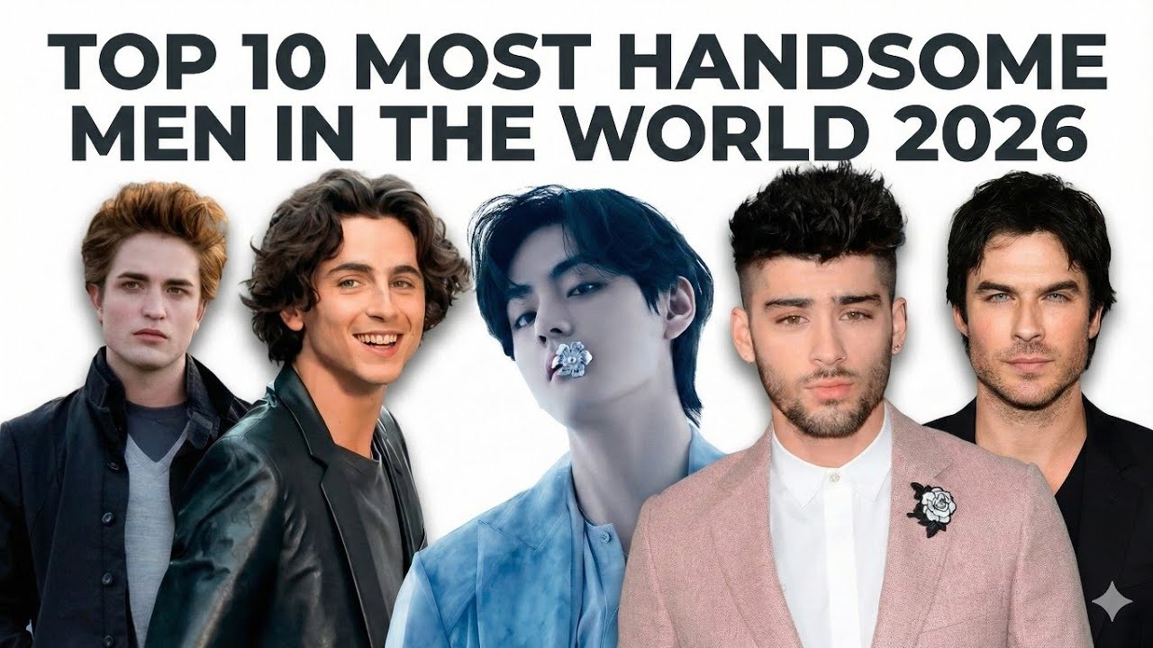 Top 10 Most Handsome Men in the World (2026 - Global Popularity Ranking ...