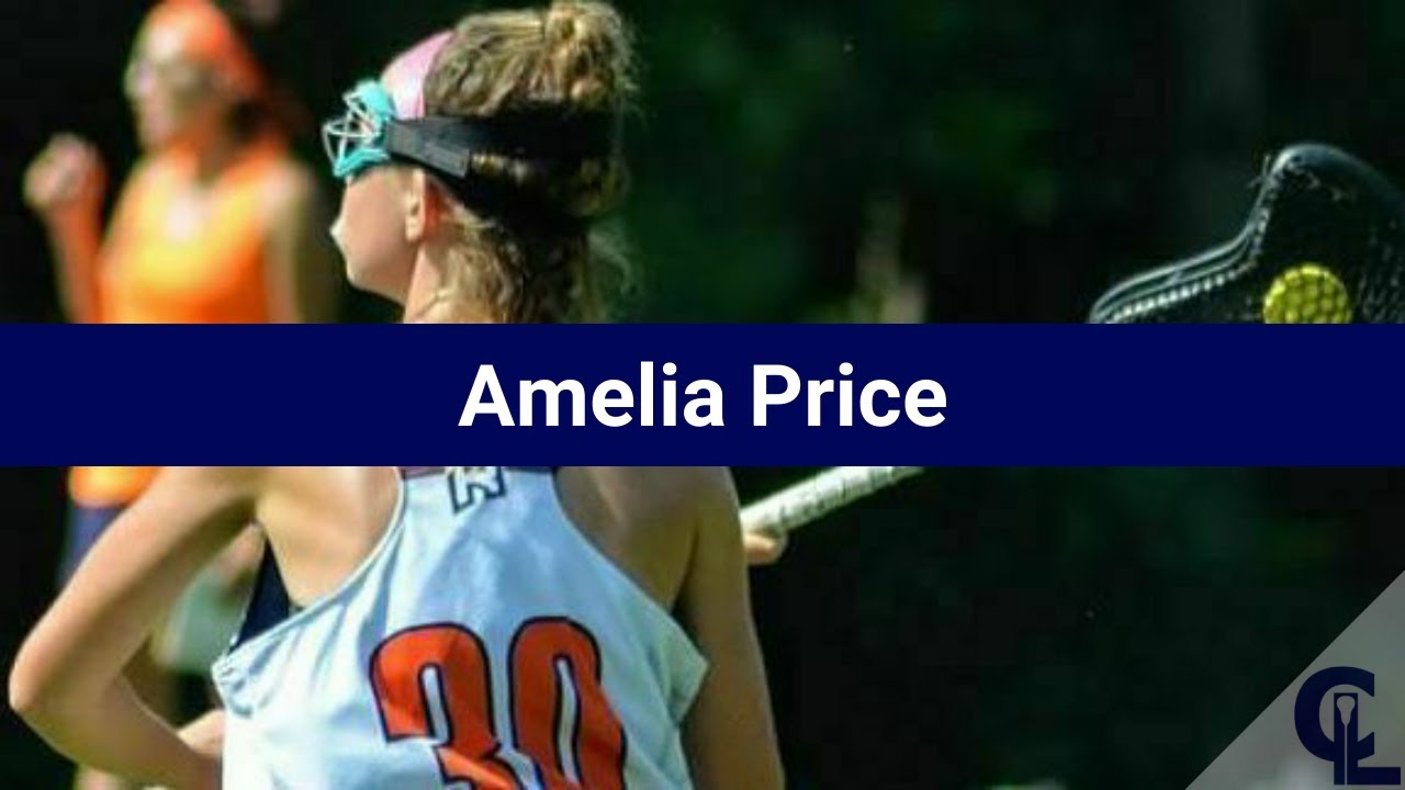 Amelia Price Lacrosse Highlights - PA 2024 - Att. Mid - YouTube