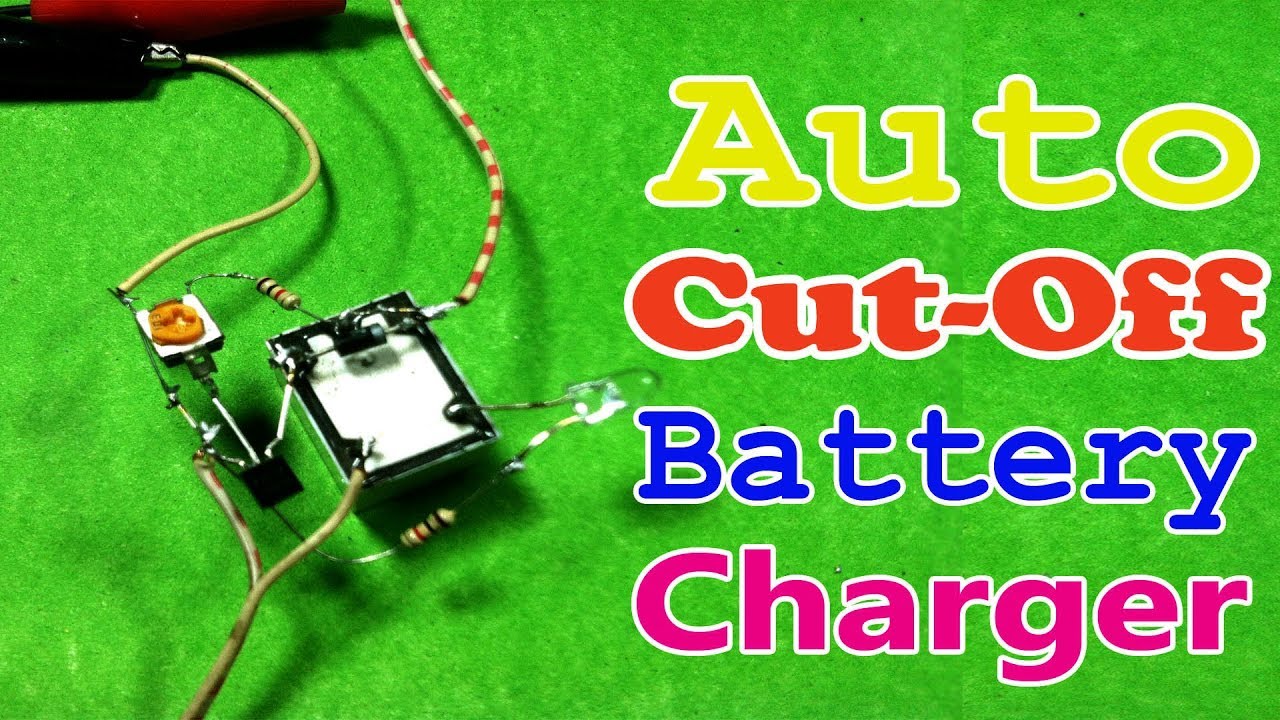 Auto Cut Off 4 Volt Battery Charger - Auto Cut Off Circuit - YouTube