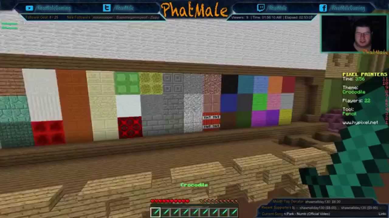 Minecraft: PixelPainter -no textures - YouTube