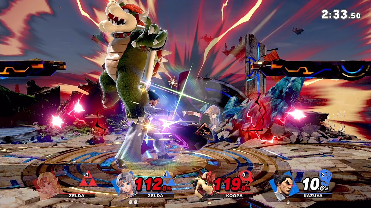 [SSBU] Kazuya / TEAM ATTACK 2 : 2 Battle - YouTube